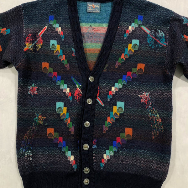 Vintage Geccu Wool Knit Cardigan Australia (L) – VINTAGELANDNZ