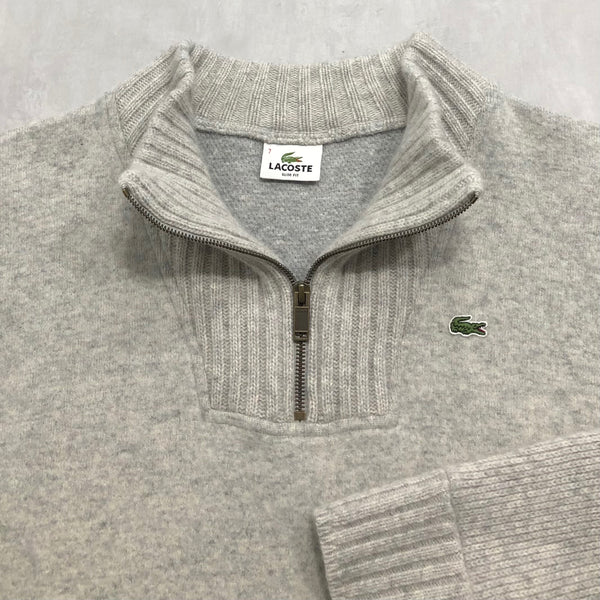 Lacoste Wool Knit Quarter Zip (M/SHORT) – VINTAGELANDNZ
